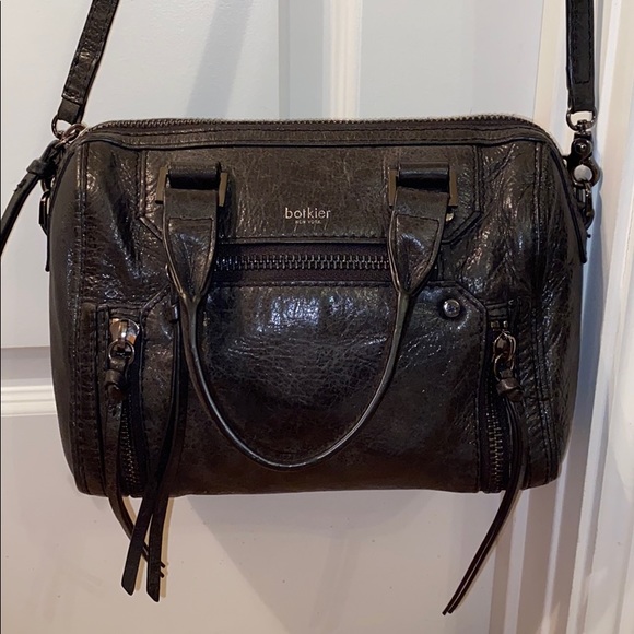 Botkier | Bags | Botkier Shiny Black Bag | Poshmark